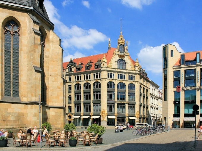 Visita al casco antiguo de Leipzig